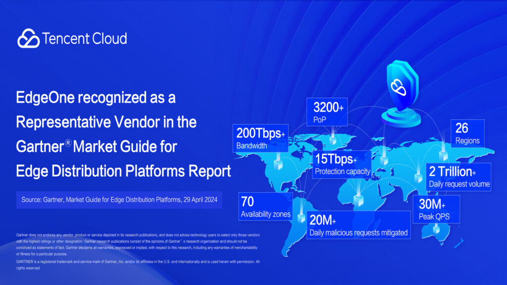 Tencent Cloud for its EdgeOne Recognized as a Representative Vendor in the Gartner® Market Guide ...