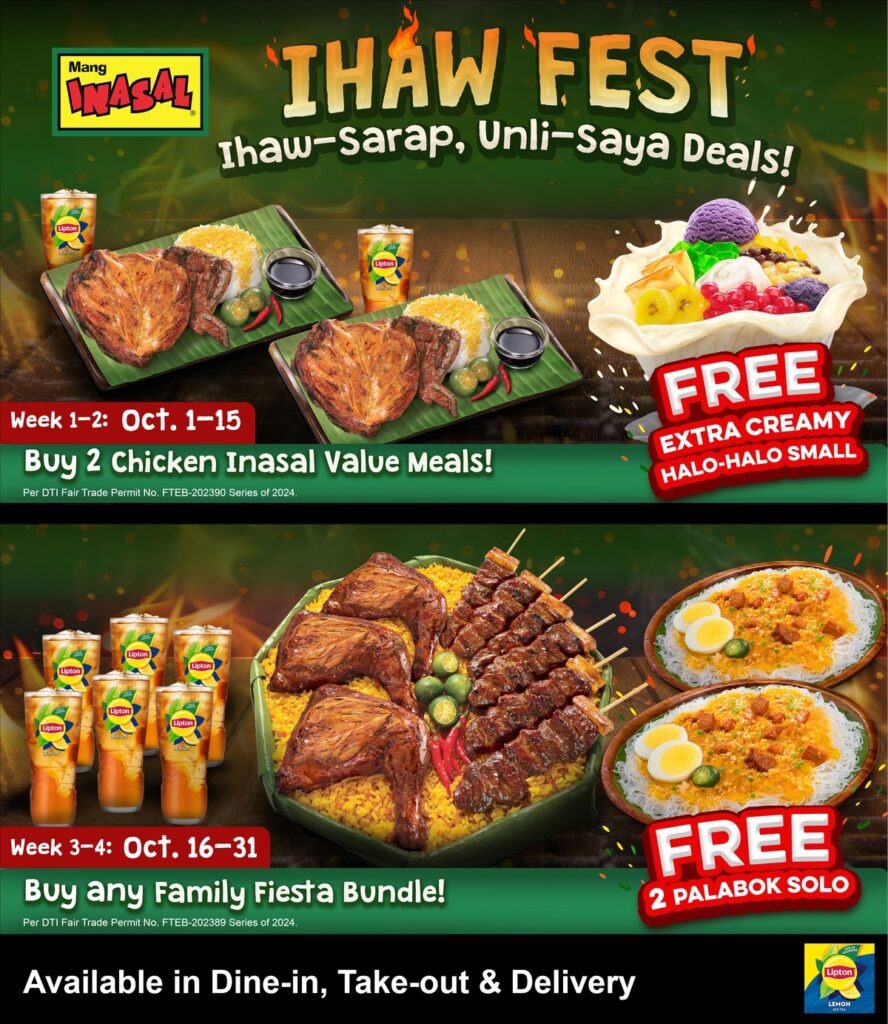 Celebrate Ihaw Fest at Mang Inasal this October! | TheEventsTribune.com